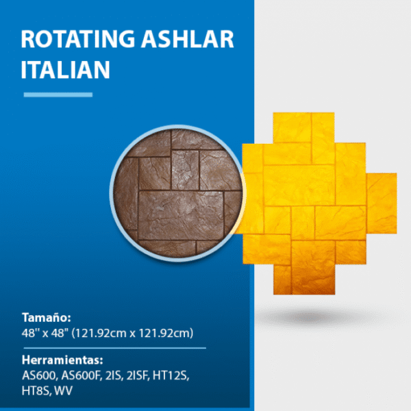 MOLDE ROTATING ASHLAR ITALIAN - Stancolor®
